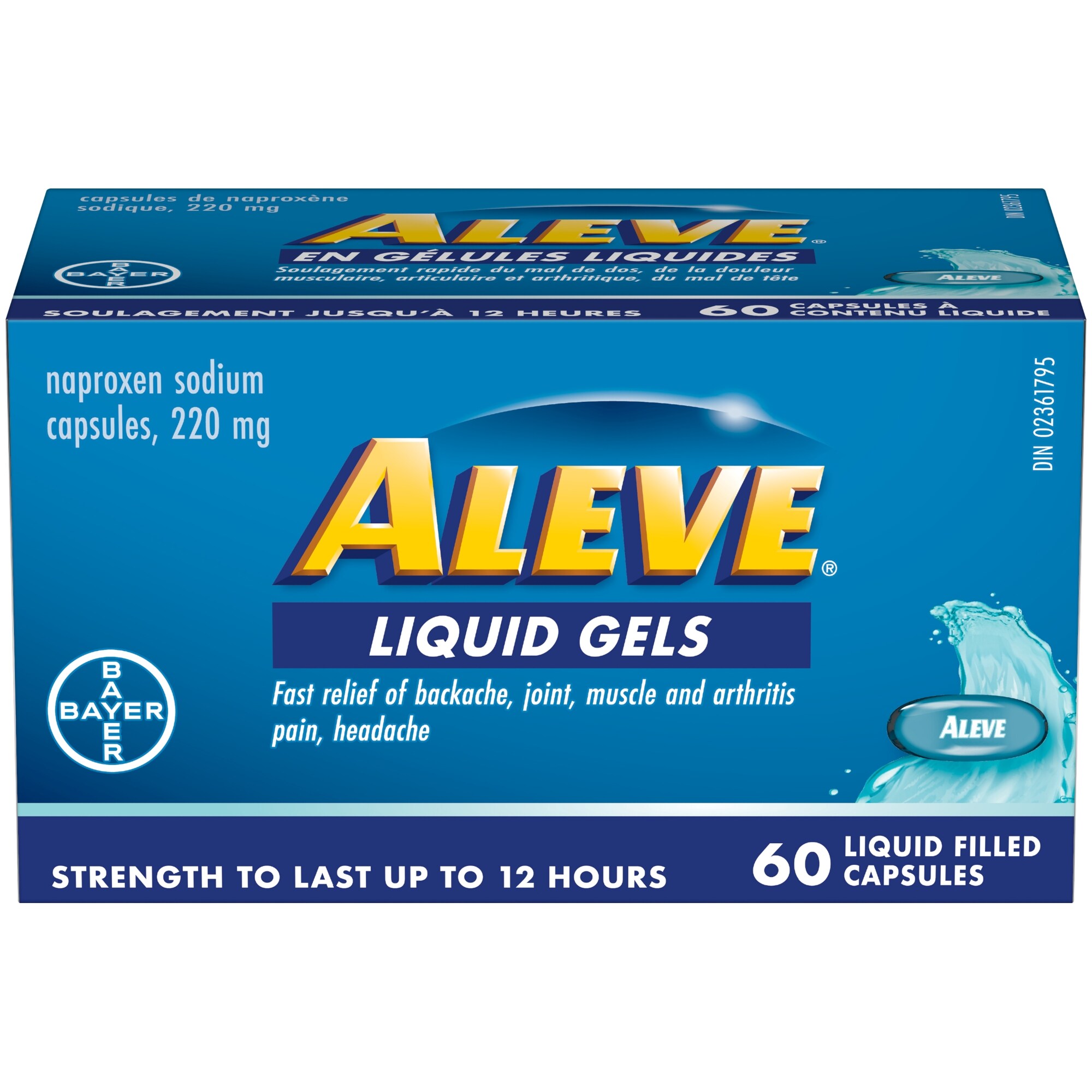 ALEVE® Liquid Gels Pain Reliever | ALEVE® Canada