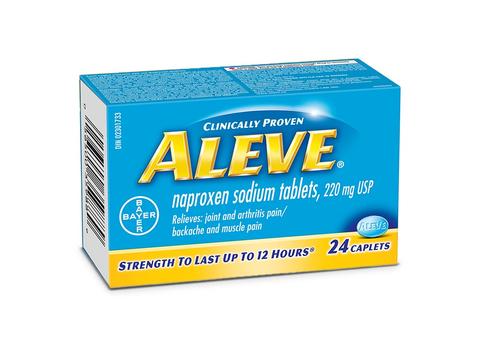 Aleve Label